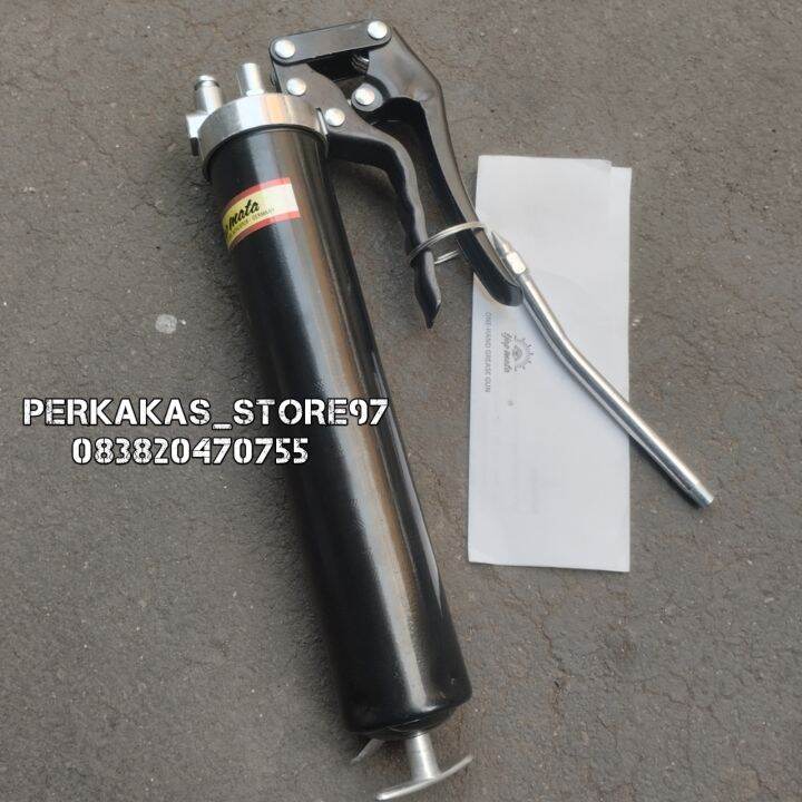 Pompa gemuk 500cc grease gun one hand satu tangan 500cc merek tjap mata ...