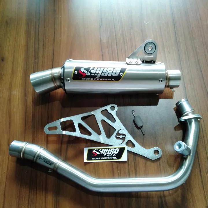 Knalpot Vespa Matic 3v Type BM Power Shijiro Racing Original | Lazada ...