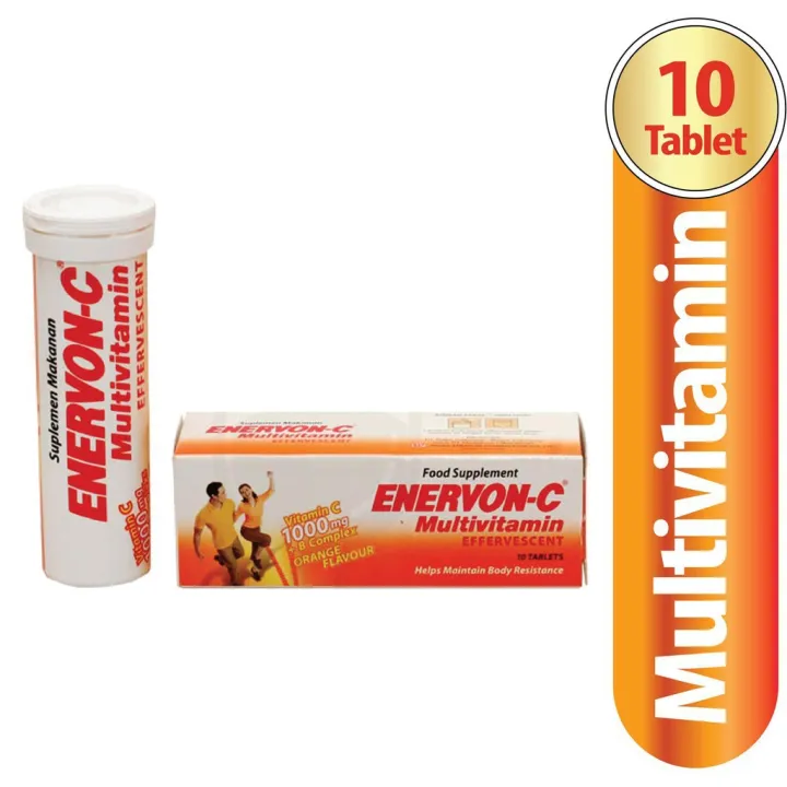Enervon c effervescent 10 tablet | Lazada Indonesia
