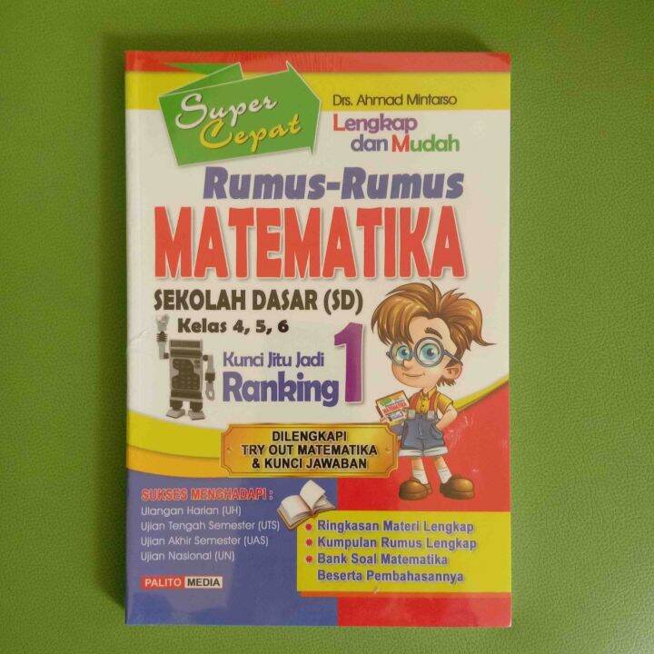SUPER CEPAT RUMUS RUMUS MATEMATIKA SD LENGKAP DAN MUDAH | Lazada Indonesia