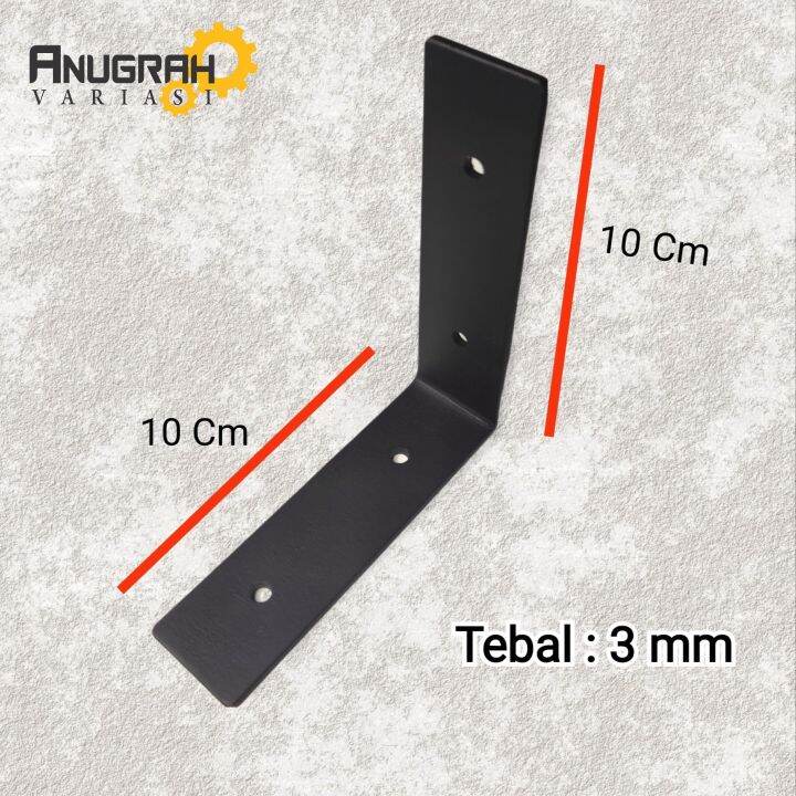 Siku Rak Besi Siku Dinding Tempel Penyangga Ambalan | Lazada Indonesia