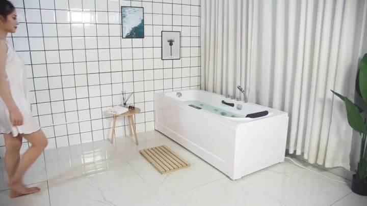 Jacuzzi Bubbles Massage Bathtub Tab Mandi With Led Panel Relaxing ...