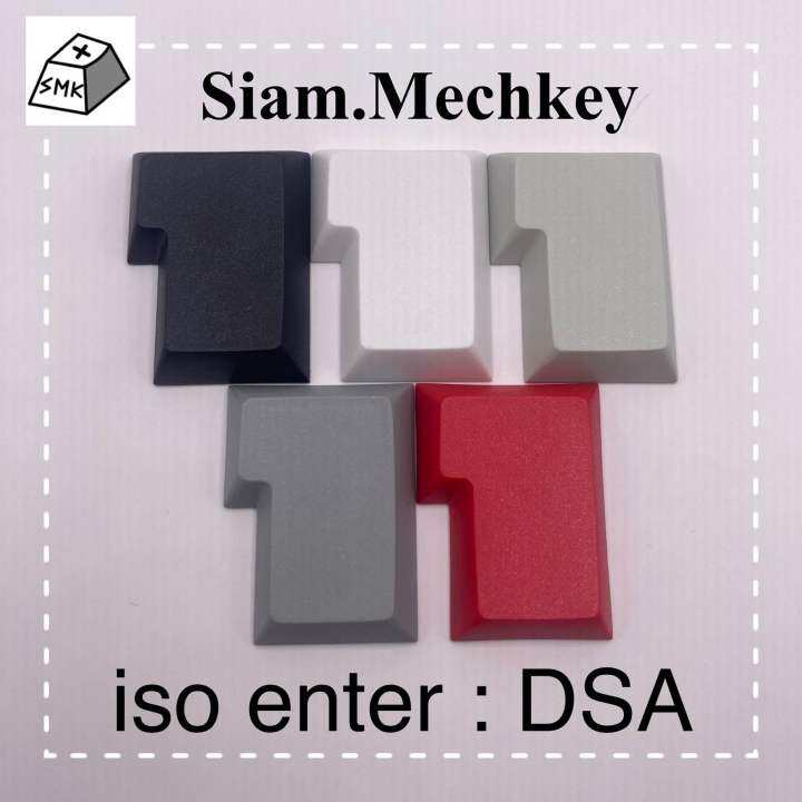 พร้อมส่ง ของแท้ 5สี iso enter : DSA Profile Keycap คุณภาพดี PBT คีย์แค ...