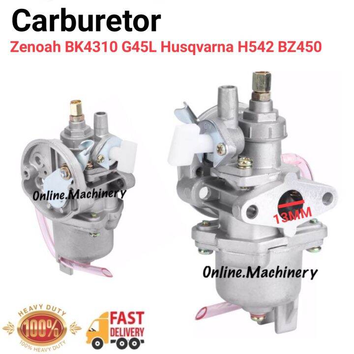 Carburetor Mesin Rumput Zenoah BK4310 Husqvarna H542 Zenoah G45L HIACE Ogawa BZ450RBS 41.2cc ...