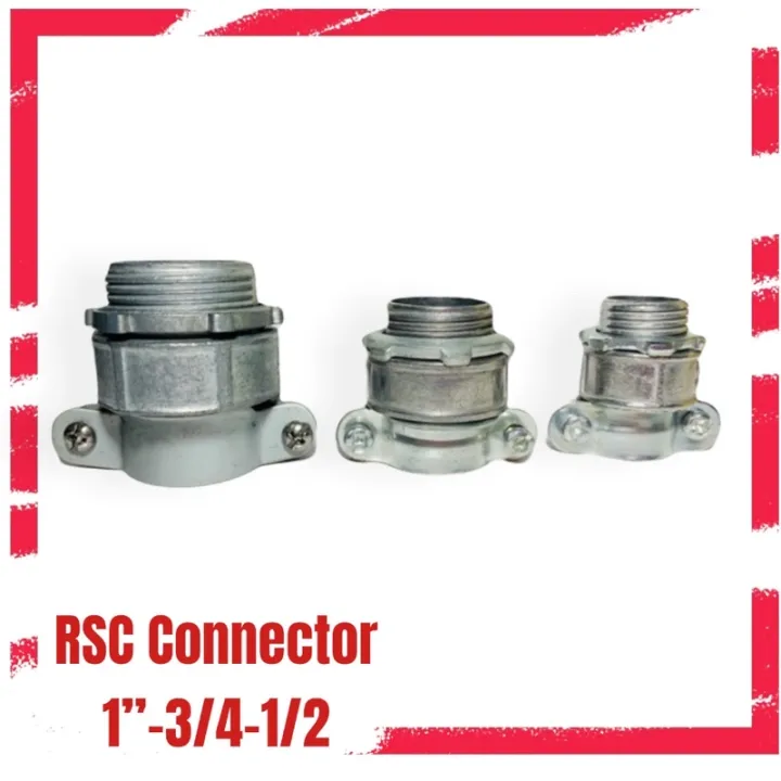 RSC STRAIGHT CONNECTOR ELECTRICAL 1”-3/4-1/2 | Lazada PH