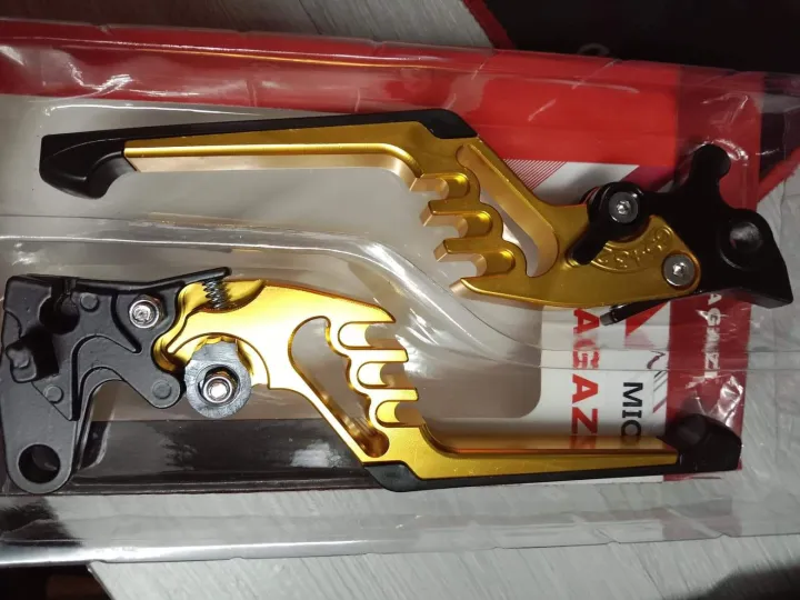 Brake Lever Mio Sporty Gold color Transformer Design Yamaha | Lazada PH
