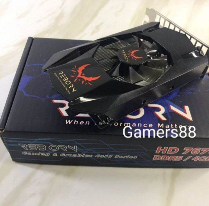 VGA CARD Ati Radeon AMD 7670 4GB REBORN DDR5 128 bit PCIE | Lazada Indonesia
