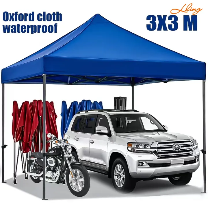 Tent Heavy Duty Tent Outdoor Waterproof Camping Tent 3x3 Meters Tent ...