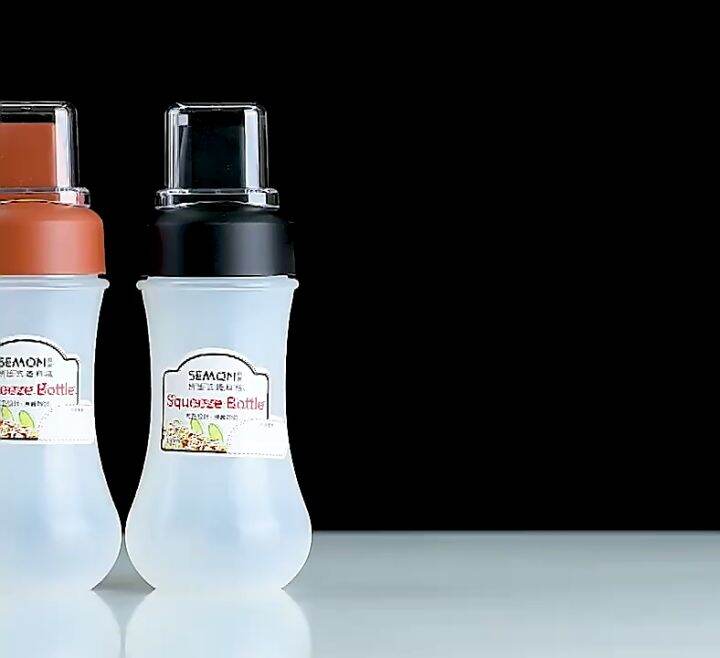 350ml Portable Plastic Jam Bottle With Lid 5-Hole Graduated Jam Bottle ...