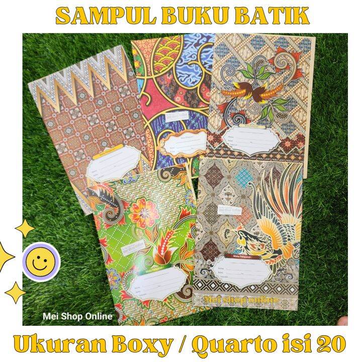 Sampul Buku Tulis Batik Boxy / Quarto isi 20 Lembar | Lazada Indonesia