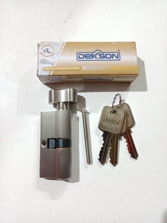 Cilinder Knop Dekson TC DL 65mm SN / Knop Cylinder Key / Silinder Anak ...