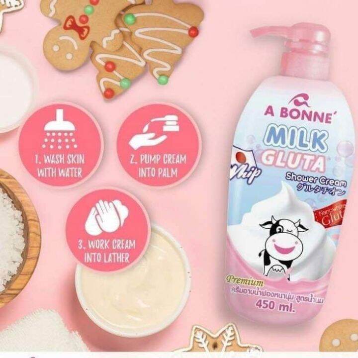 Original A Bonne Milk Gluta Shower Cream | Lazada PH