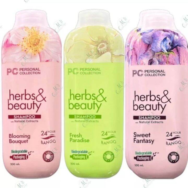 PC Herbs &Beauty Shampoo with natural extracts 300ml | Lazada PH