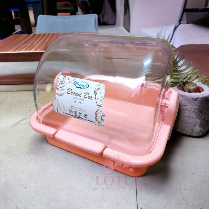 Tempat roti plastik hawaii 5800 rotina | Lazada Indonesia