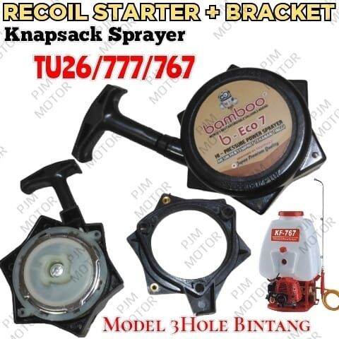 Tu26 Bintang Recoil starter 3screw Tarikan Kap Engkol Mesin Sprayer ...