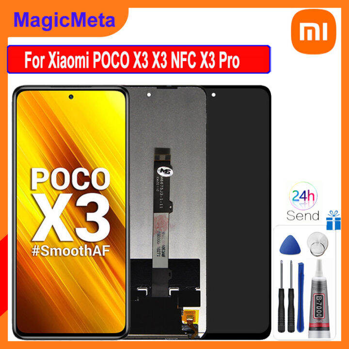 MagicMeta TFT สำหรับ Xiaomi POCO X3 X3 NFC X3 Pro จอแสดงผล TFT LCD หน้าจอสัมผัสดิจิตอลสำหรับ ...
