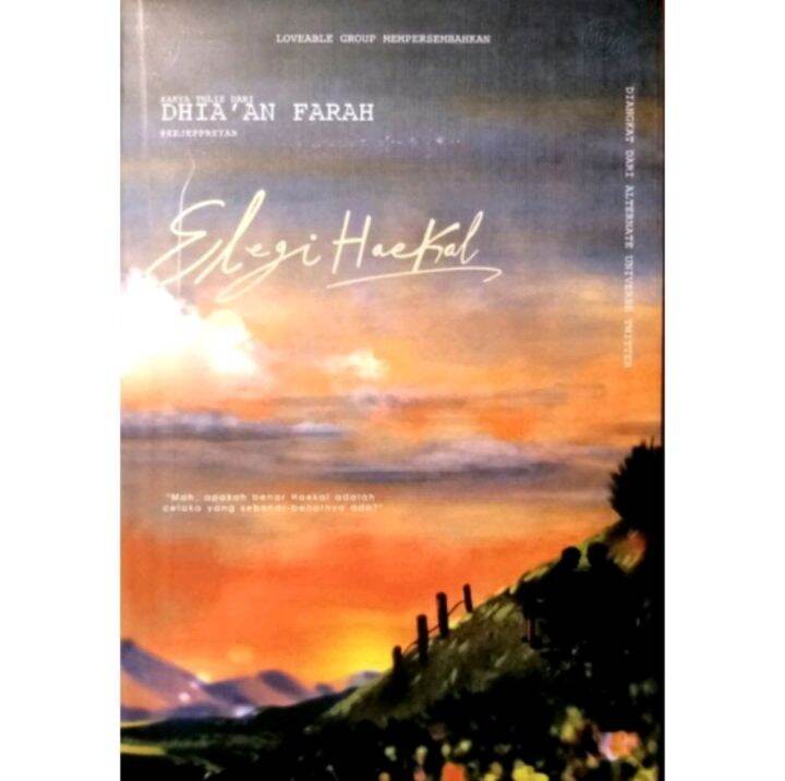 Novel Elegi Haekal - Dhia'an Farah | Lazada Indonesia