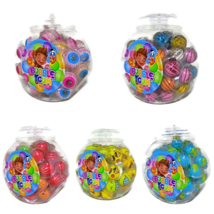 PERMEN BUBLLE GUM VIRAL TIKTOK TOPLES ISI 50PC TROLLI GUMMY PERMEN ...