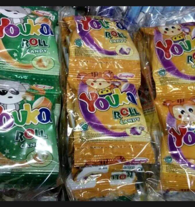 1 pak isi 20 bungkus permen jelly youka | Lazada Indonesia