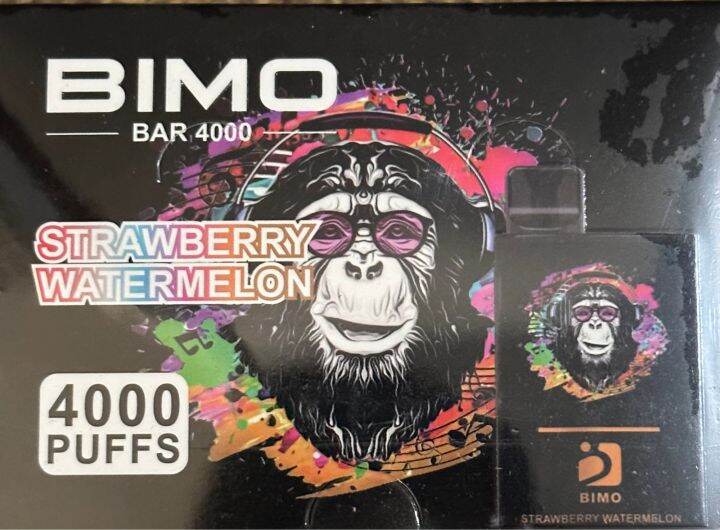 Strawberry Watermelon BIMO 4000 Disposable E-Cigarettes / Vape | Lazada PH