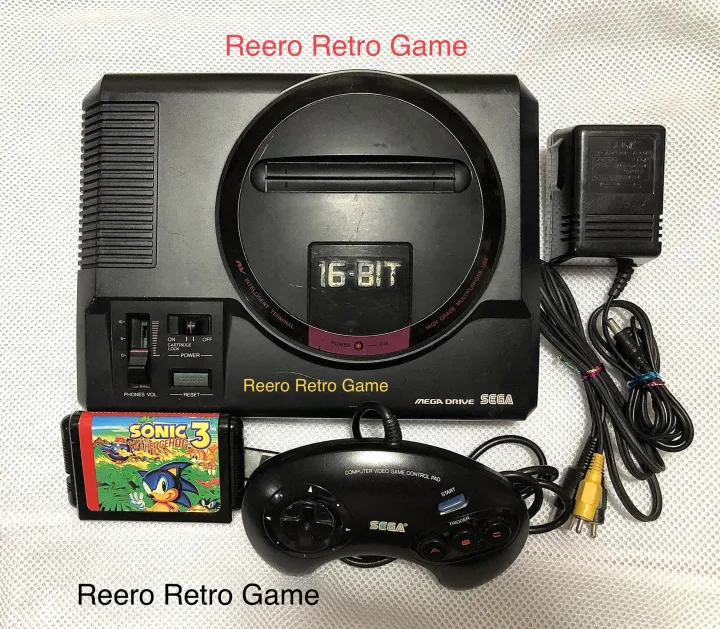 ส่งฟรี !!! เครื่อง SEGA Mega Drive (เมก้าไดร์ฟ)16 Bit Japan-NTSC ของแท้ ...