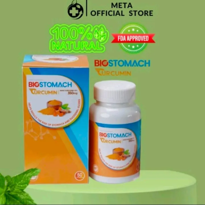 BIO STOMACH CURCUMIN - Helps Reduce The Risk of Stomach and Duodenal ...
