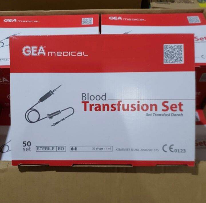 Bloodset GEA / Blood Transfusi Set / Blood Set / Selang Transfusi ...