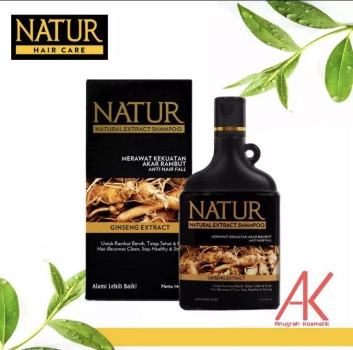 Natur Shampoo Ginseng Extract [Sampo Anti Rontok] | Lazada Indonesia