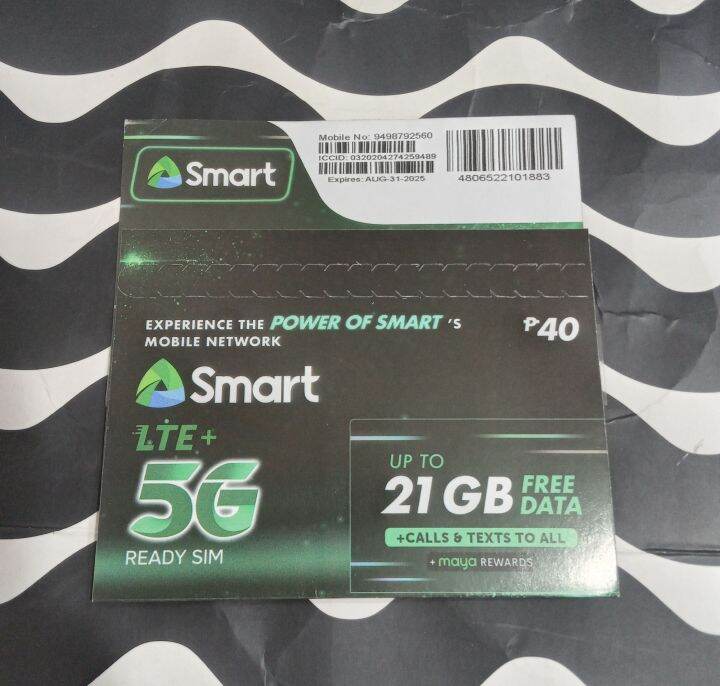 SMART 5G PREPAID SIM | Lazada PH
