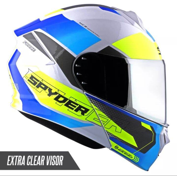 SPYDER FORCE DESIGN MODULAR DUAL VISOR HELMET | Lazada PH