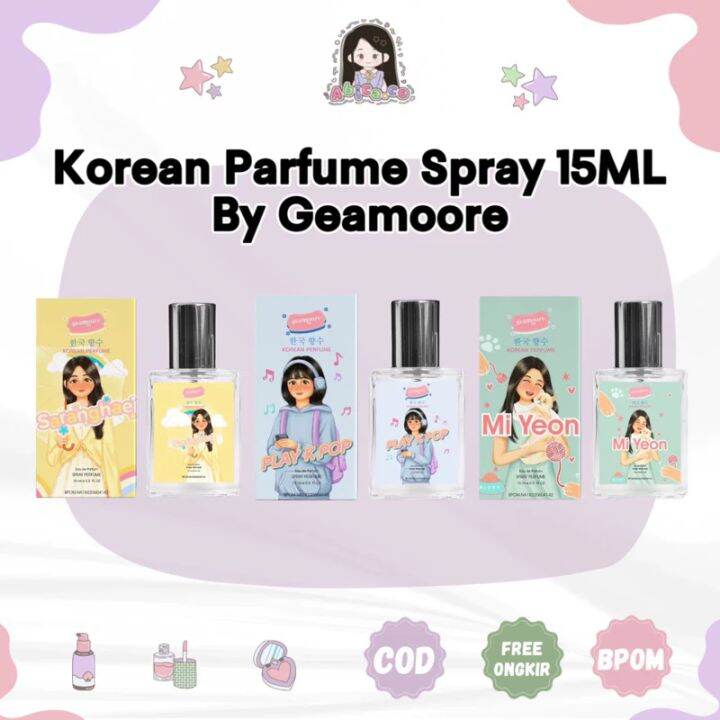 GEAMOORE KOREAN SERIES 15ML | Parfum Viral Ala Korea | Lazada Indonesia
