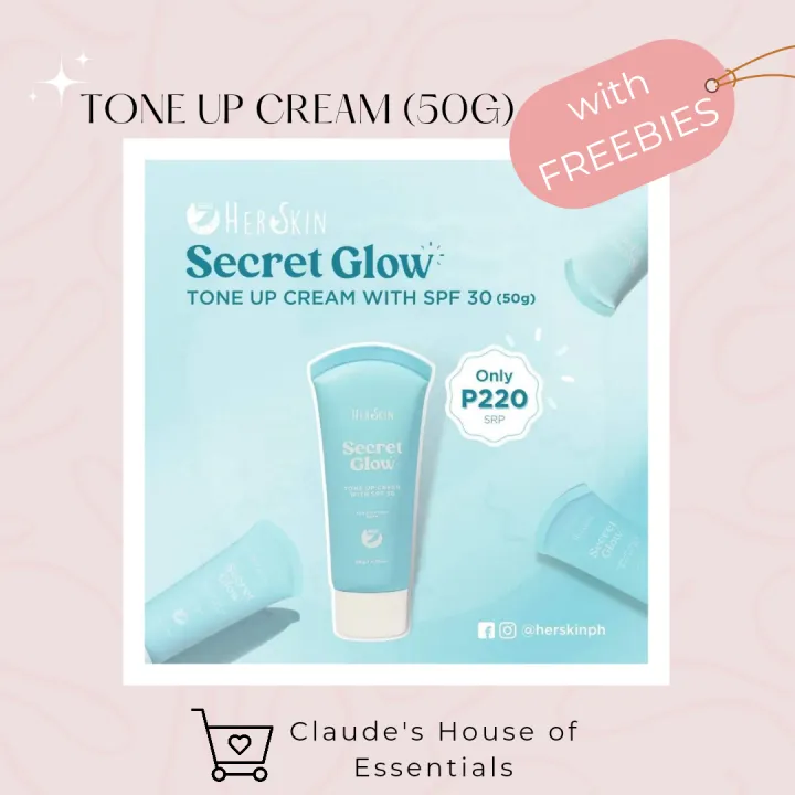 SECRET GLOW TONE UP CREAM by HERSKIN | Lazada PH