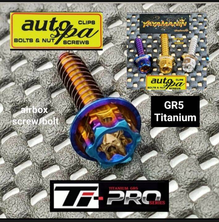 Titanium Gr5 Ti-Pro Series and Yayamanin nmax/aerox /click airbox cover ...