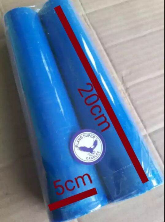 LILIN JUMBO WARNA CAP ELANG SUPER ISI 2 BATANG TINGGI 20CM DIAMETER 5CM ...
