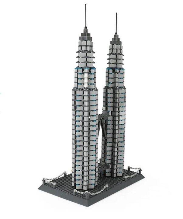 WANGE Architecture The Petronas of Kuala Lumpur Malaysia (1175 Bricks ...