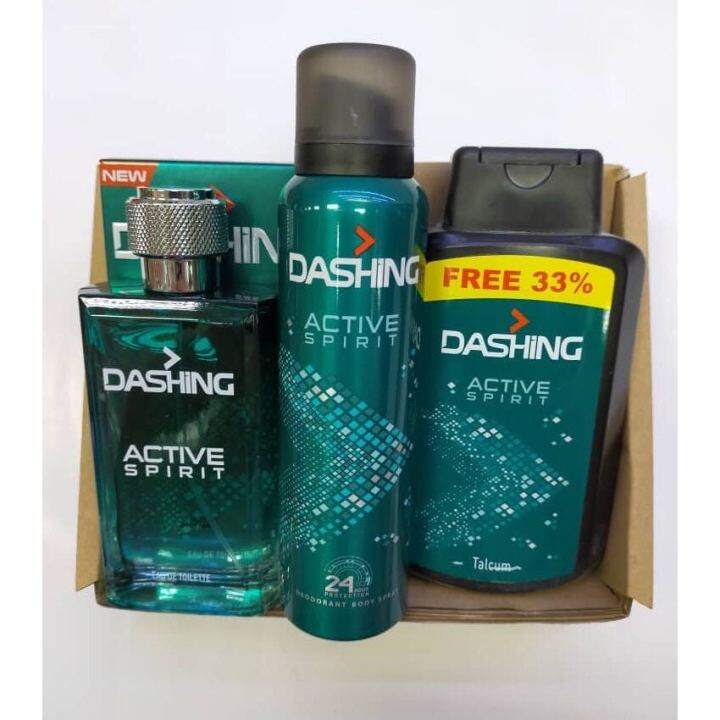 perfume dashing active spirit Perfume gift set Perfume Hadiah kahwin ...