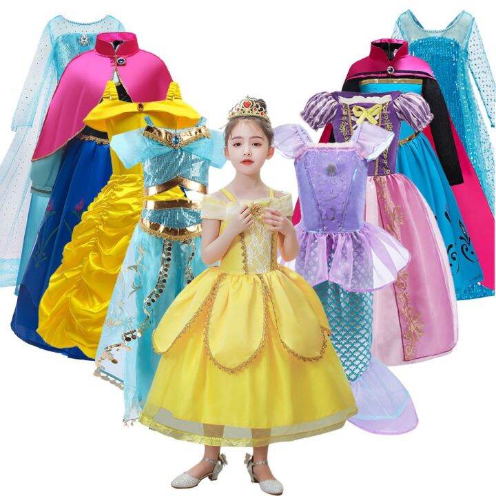 Disney Princess Costume Mall Pullout Frozen/Aurora/Belle/Snow white ...