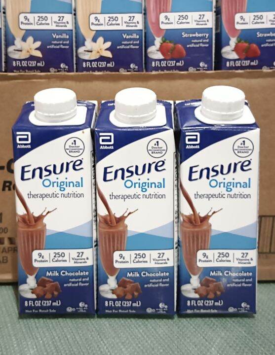 Ensure Original nutrition shake 237ml chocolate | Lazada PH