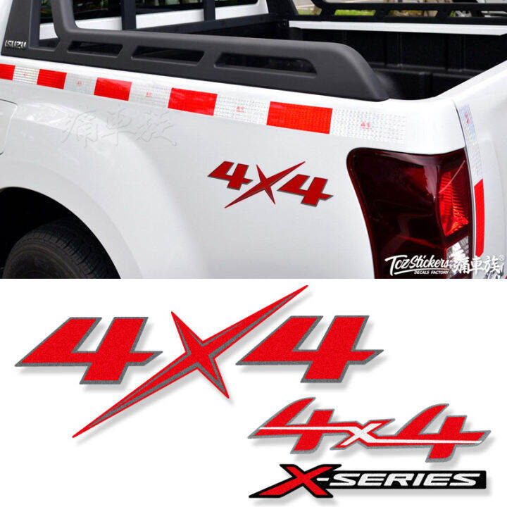 D-MAX Pickup Car Stickers Decals 4X4 Automobile Sticker SUV Four-Wheel ...