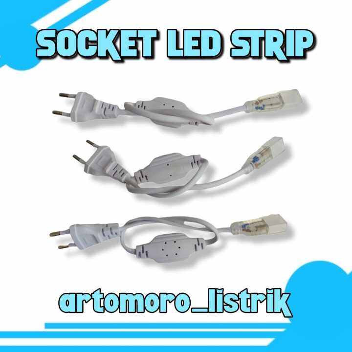 Adaltor Socket Led Strip 5050 220V | Lazada Indonesia