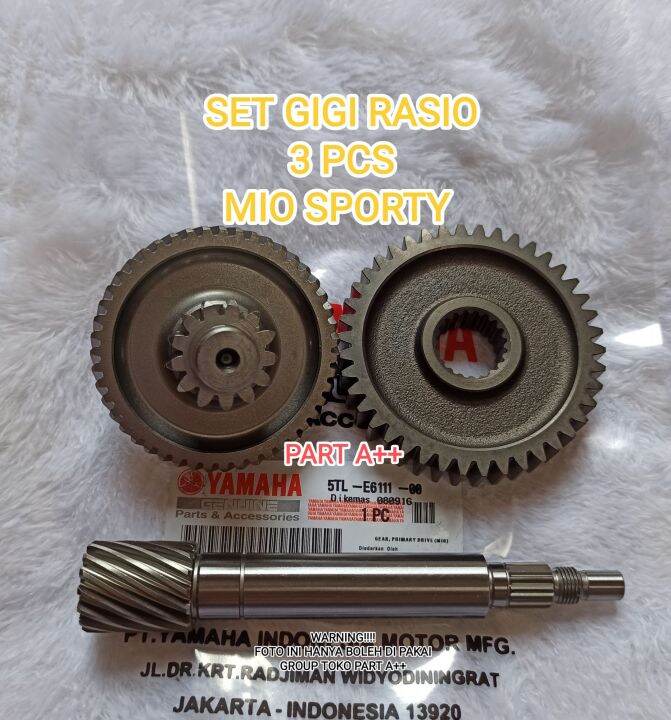 SET GIGI RASIO GEAR BESAR AS PULLY YAMAHA MIO SPORTY MIO SMILE MIO SOUL ...