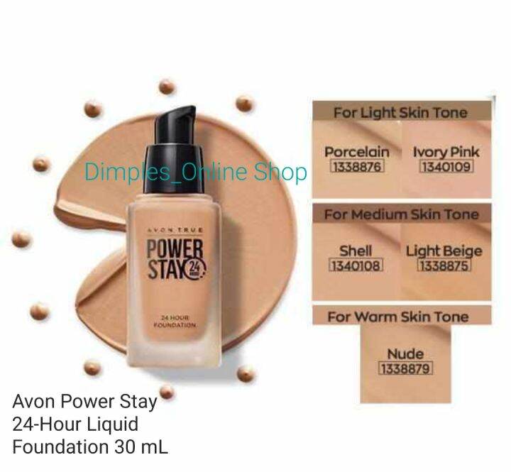 AVON Power Stay 24- Hour Liquid Foundation 30 mL | Lazada PH