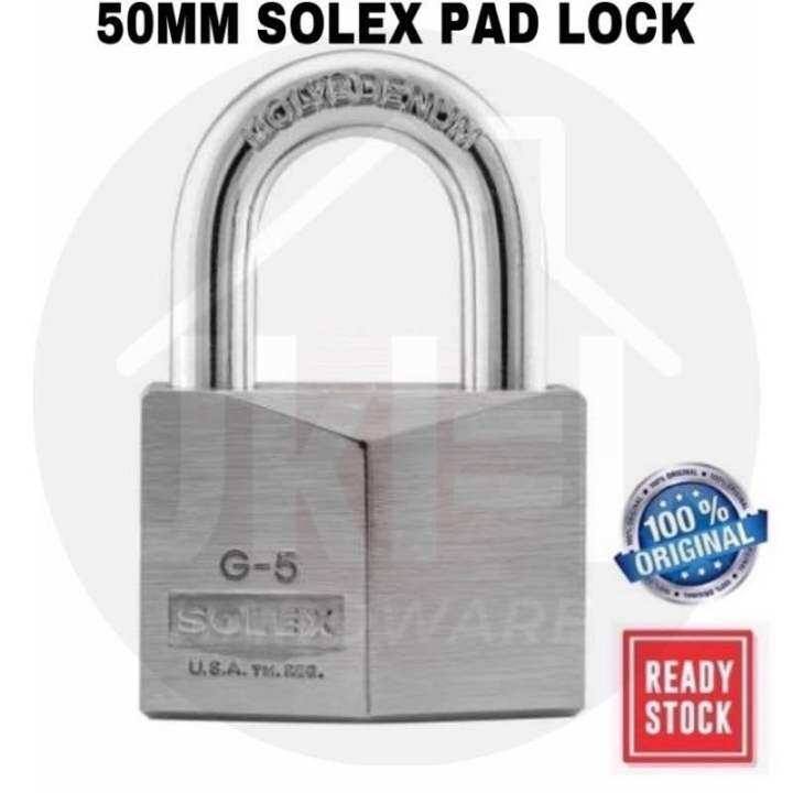 (100% ORIGINAL)SOLEX PAD LOCK G-5 | Lazada