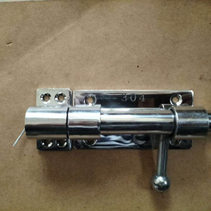 stainless steel barrel bolt door gate lock 6'inches | Lazada PH