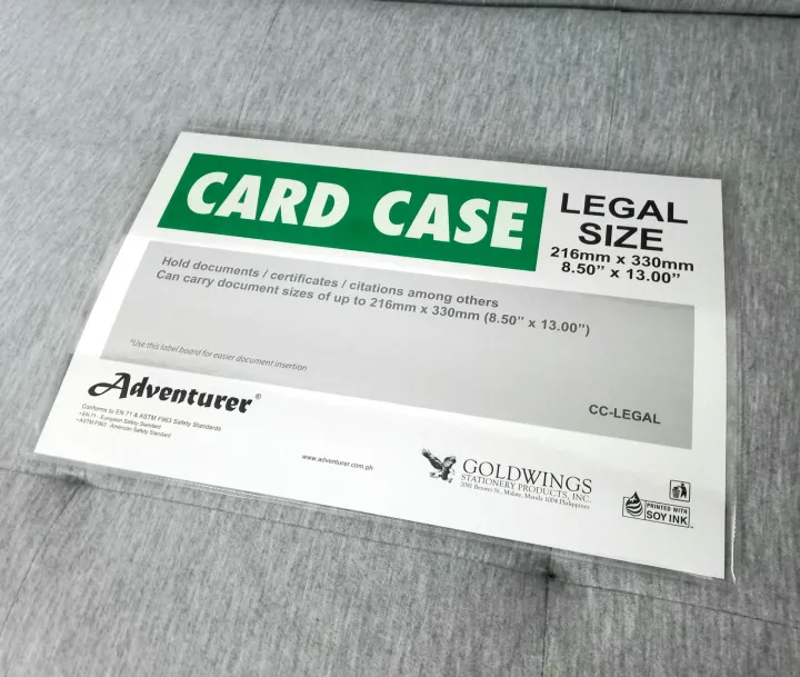 LEGAL SIZE CARD CASE | Lazada PH