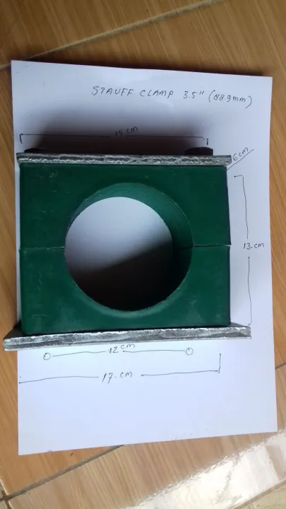 STAUFF Clamp single pipe hidraulic stauff clamp pipa 57mm 2 1/4 inchi ...