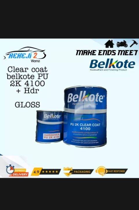 Clear Belkote 4100 PU 2K GLOSS -1 Liter | Lazada Indonesia