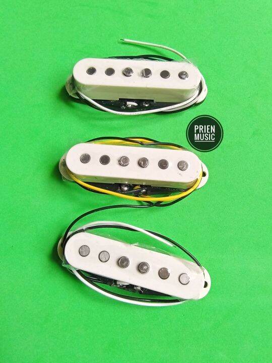 Pickup alnico fender stratocaster single coil pickup set | Lazada Indonesia