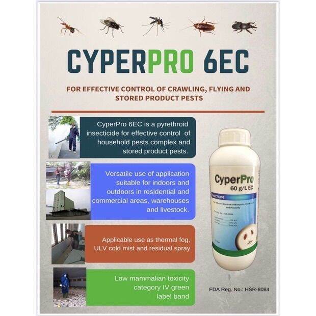 CyperPro 6EC for effective control of pests 1L | Lazada PH