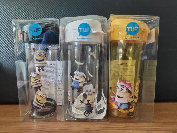 Tupperware Minion Drinking Flask 380ml (Limited Edition) | Lazada PH